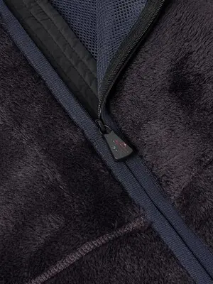 Moncler Jersey-trimmed Polartec® High Loft Half-zip Sweatshirt