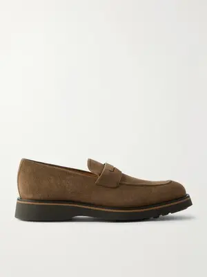 Berluti Alessio Suede Loafers - Brown