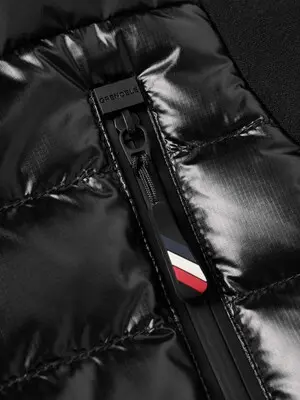 Moncler Panelled Quilted Shell And Power Stretch™ Pro Down Jacket
