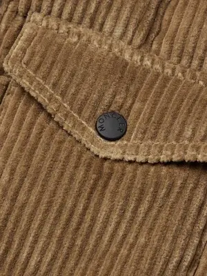 Moncler Gelt Cotton-blend Corduroy Down Ski Jacket