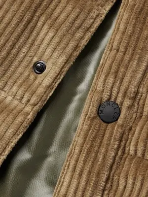 Moncler Gelt Cotton-blend Corduroy Down Ski Jacket