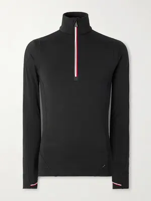 Moncler Polartec® Power Grid™ Half-zip Base Layer - Black