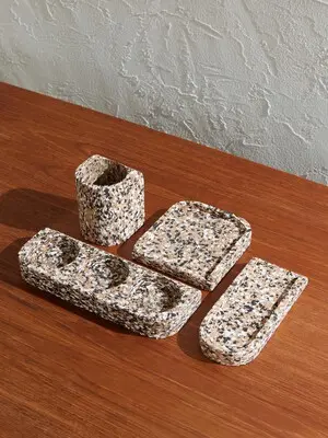 THE CONRAN SHOP Confetti Cork Desk Accessory Set - Multi