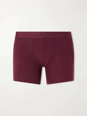 Zimmerli Pureness Stretch-micro Modal Boxer Briefs - Purple