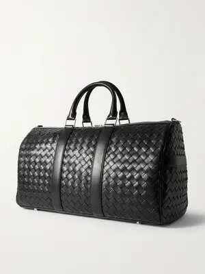 Bottega Veneta Intrecciato Leather Weekend Bag