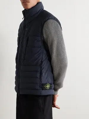 Stone Island Quilted Stretch-shell Down Gilet