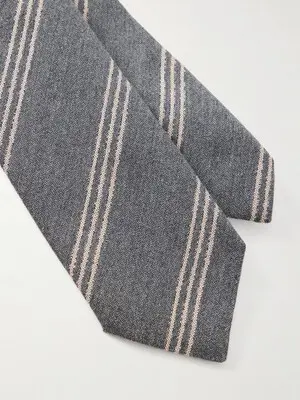 MFPEN Banquet 6cm Striped Silk-jacquard Tie
