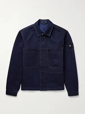 Stone Island Button Detailed Jackets For Men