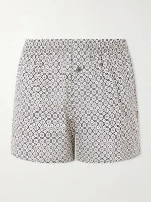 Zimmerli Printed Cotton-sateen Boxer Shorts