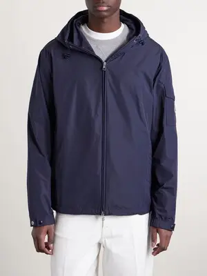 Moncler Sassiere Logo-appliquéd Shell Hooded Jacket