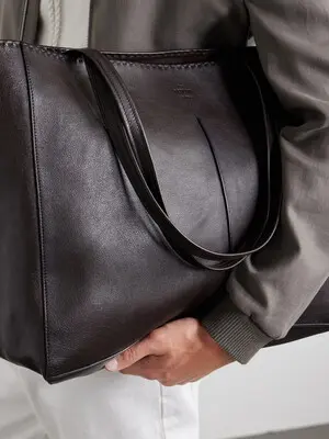 Berluti Leather Tote Bag