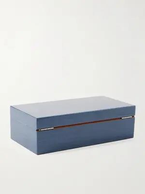 RAPPORT LONDON Heritage Lacquered Cedar 4-piece Watch Box