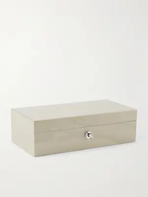 RAPPORT LONDON Heritage Lacquered Cedar Four-piece Watch Box