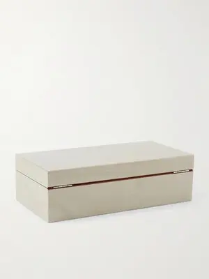 RAPPORT LONDON Heritage Lacquered Cedar Four-piece Watch Box