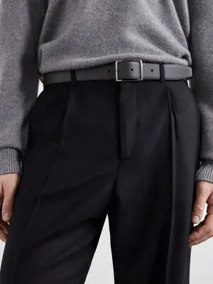 Anderson's 3.5cm Reversible Full-grain Leather Belt