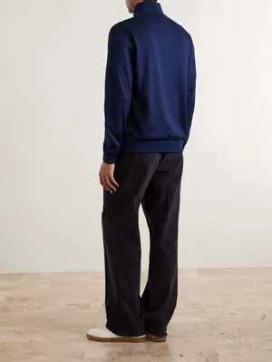 Kiton Cotton And Silk-blend Zip-up Sweater