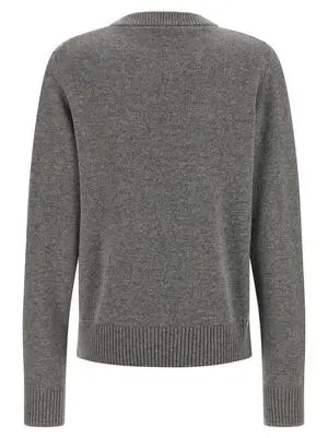 GANNI Sweater With Front Intarsia