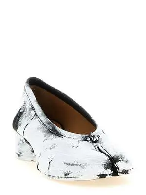 MAISON MARGIELA Tabi' Heeled Ballet Flats - Multicolor