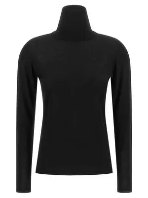 Max Mara Saluto' High Neck Sweater - Black