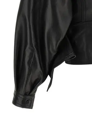 Balmain Iconica' Leather Jacket