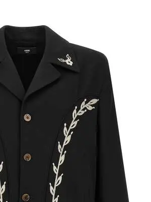 Amiri Western Jacket With Embroideries