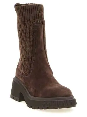 JIMMY CHOO Tamia' Ankle Boots - Brown