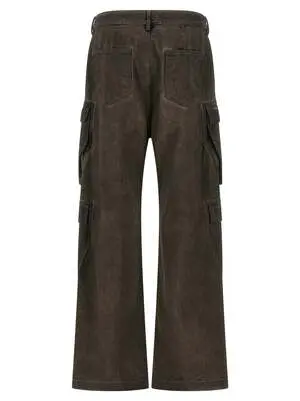 Rick Owens Double Cargo Jeans' Pants - Gray