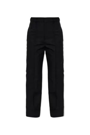 Loewe Wool Pleated Trousers - Black