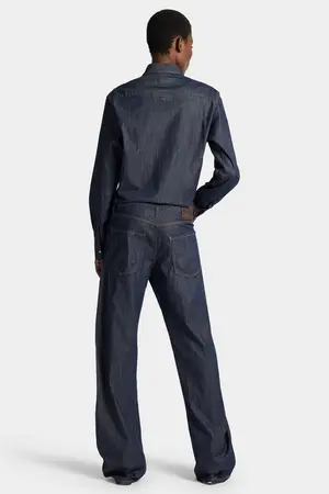 Dsquared2 Dark Shirting Rinse Jean Jumpsuit