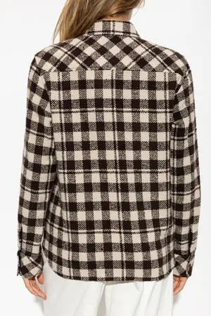 Moncler Plaid Pattern Shirt