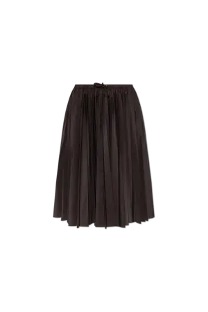 Moncler Pleated Skirt - Brown