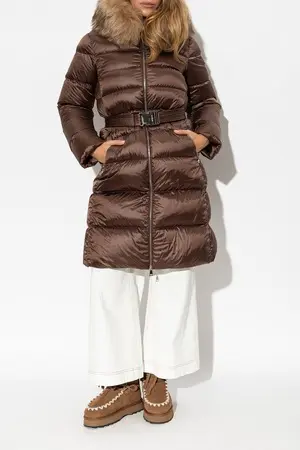 Moncler Leersies' Puffer Jacket - Brown