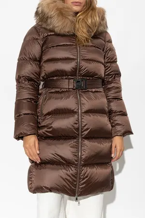Moncler Leersies' Puffer Jacket - Brown