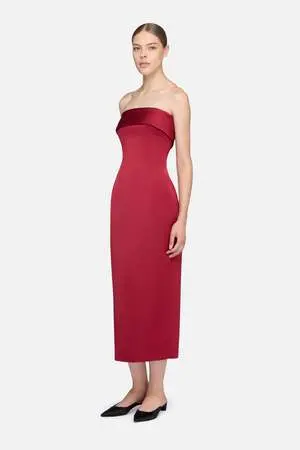 EMILIA WICKSTEAD Keeley Dress In Duchesse Satin