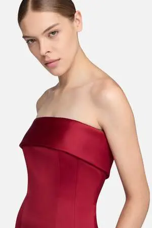 EMILIA WICKSTEAD Keeley Dress In Duchesse Satin