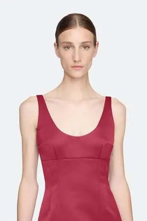 EMILIA WICKSTEAD Einna Dress In Duchess Satin