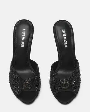 Steve Madden Priya Rhinestones Mule Heels