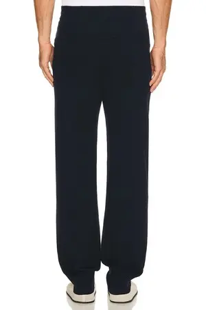 LISA YANG Beaumont Trousers In Blue - Navy