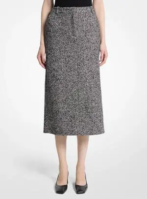 Michael Kors Tweed Trouser Skirt In Size By