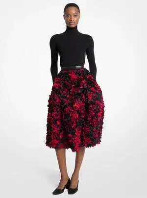 Michael Kors Embroidered Skirts