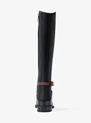 Michael Kors Rachel Signature Logo Trim Boot In Size By