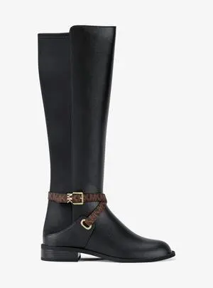 Michael Kors Rachel Signature Logo Trim Boot In Size By
