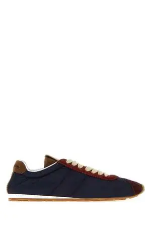 Miu Miu Fabric And Suede Plume Sneakers - Multicolor