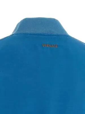 Versace Silk Poplin Blouson - Blue
