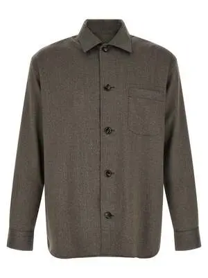 Brioni Workwear' Shirt - Brown