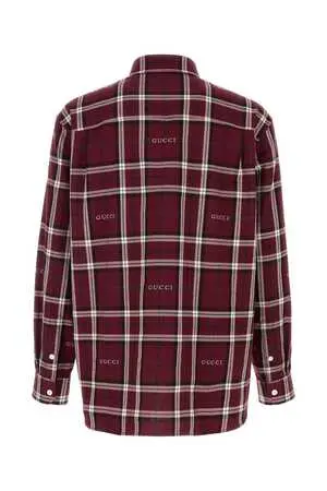Gucci Embroidered Cotton Shirt