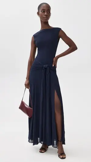 REFORMATION Vicenta Dress - Navy