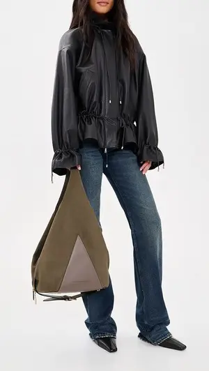 Stella McCartney Appaloosa Soft Medium Bucket Bag