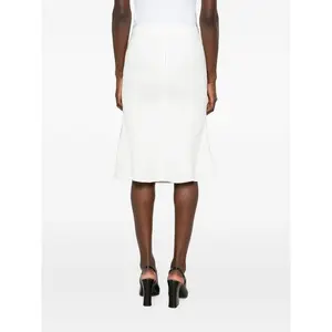 SHUSHU/TONG Ruffle-trimmed Flared Skirt