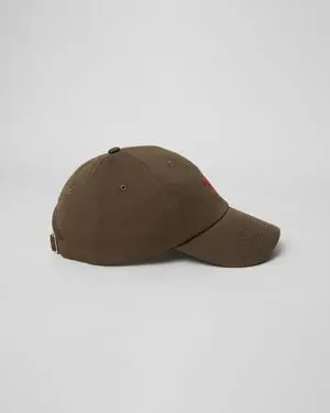 Celine Triomphe Richelieu Cap In Light Cotton Twill